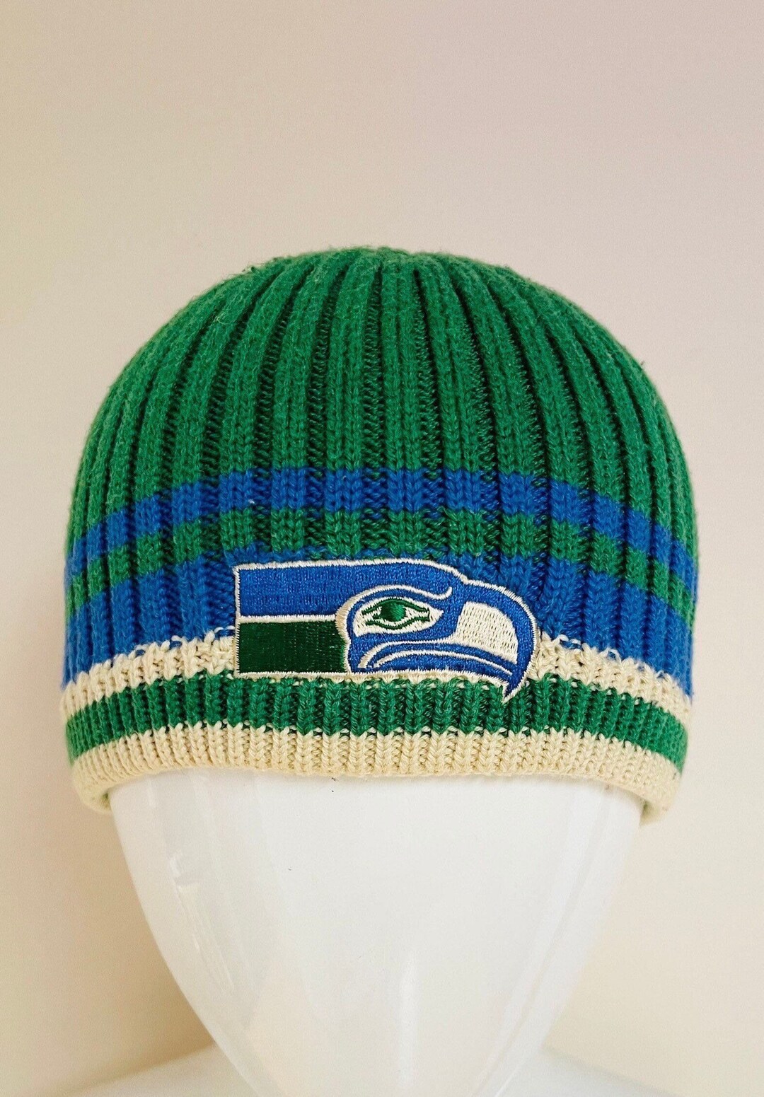 RARE 1980s Vintage Gridlock Reebok Classic NFL Seattle Seahawks Knit ...