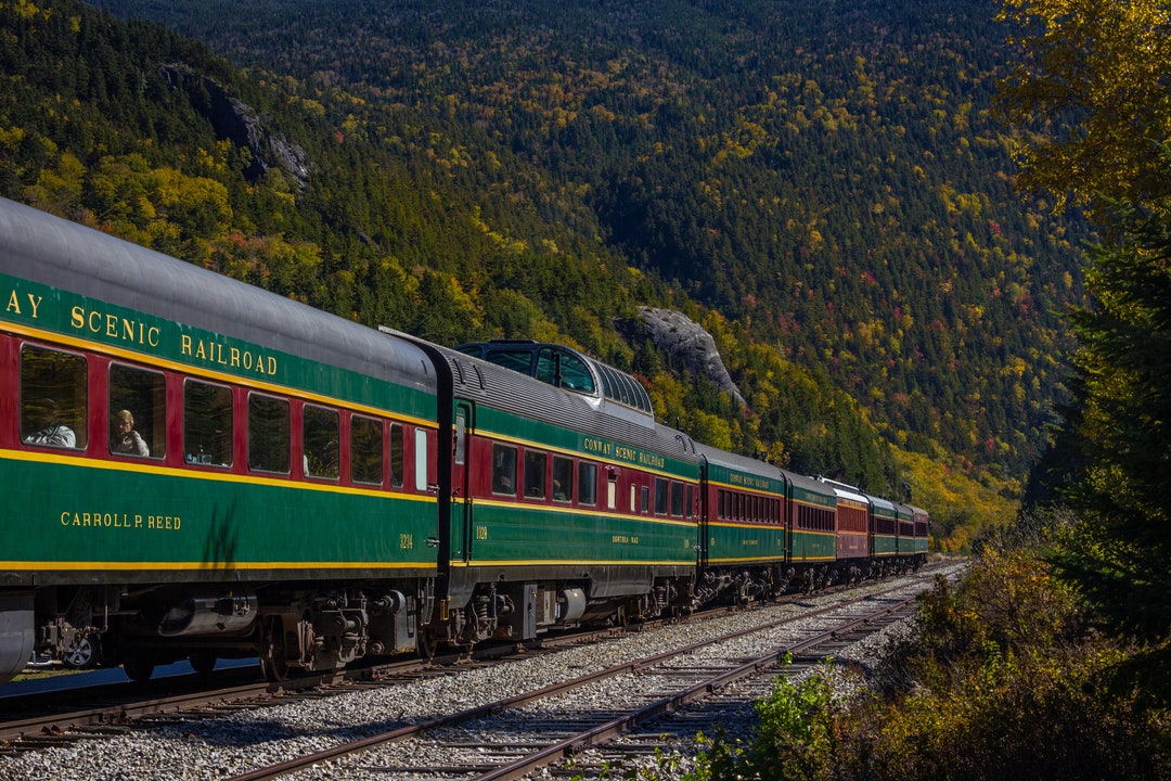 Conway Scenic Railway, Old Train Photo, Crawford Notch, New Hampshire ...