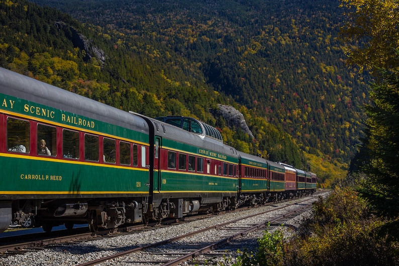 Conway Scenic Railway, Old Train Photo, Crawford Notch, New Hampshire ...