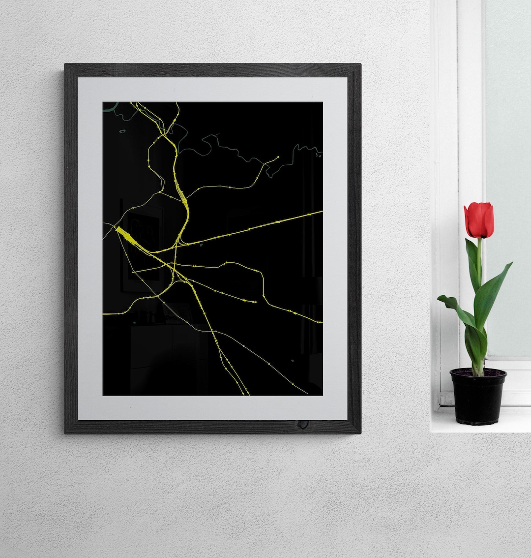 Rome Abstract Map Minimalist Map Modern Art Printable Wall Art Rome ...