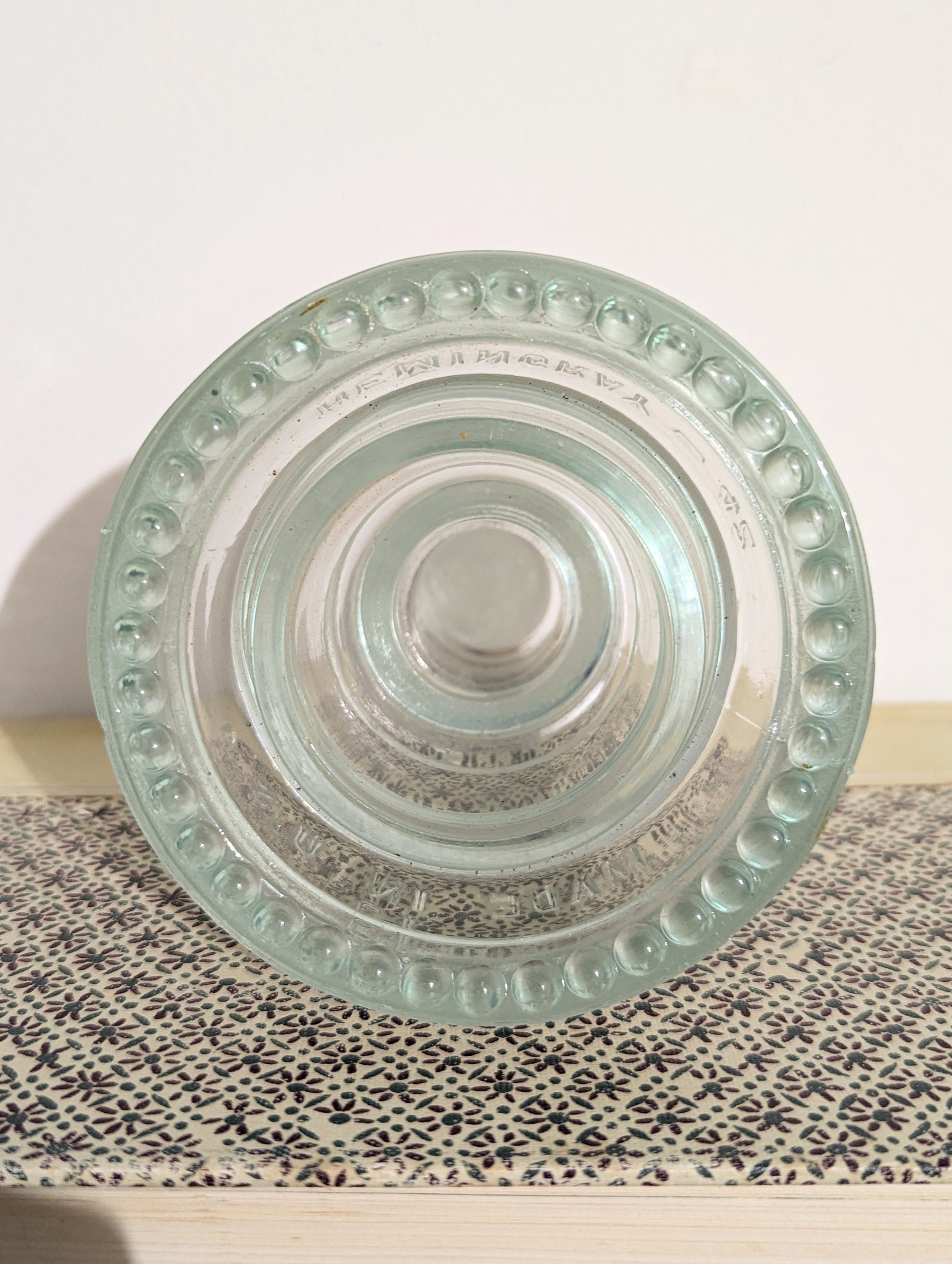 Hemingway Glass Insulator Vintage Glass Insulator Hemingway Clear ...