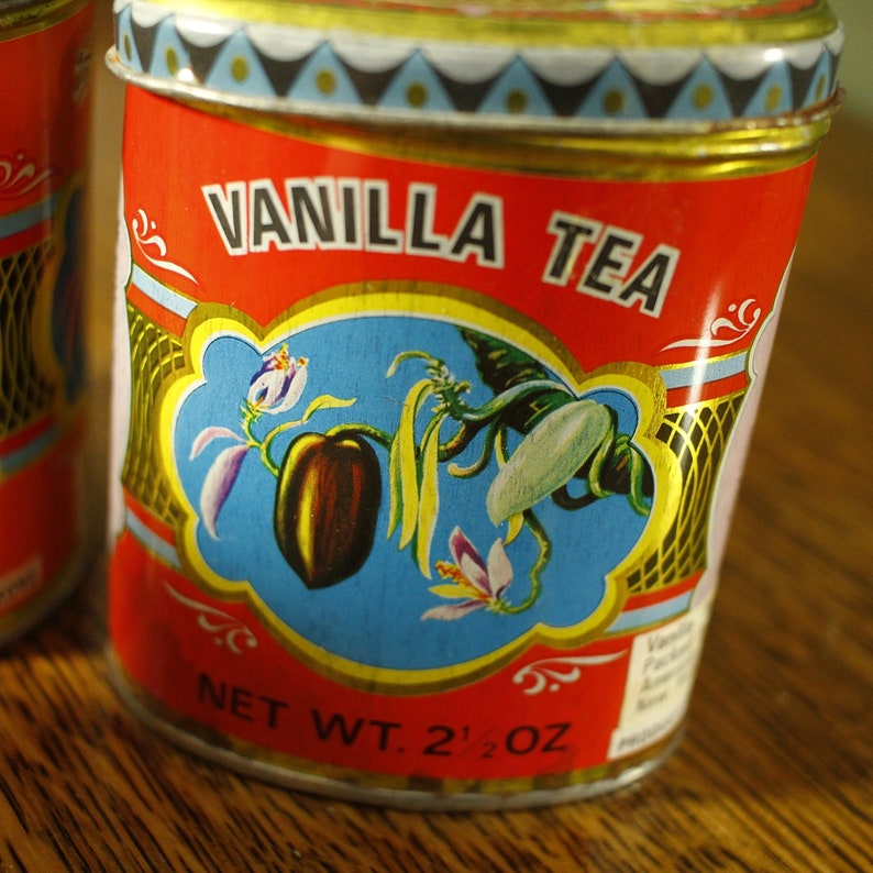 Vintage Kwong Sang Tea Co. Colorful Vanilla Black Tea Tins - Etsy