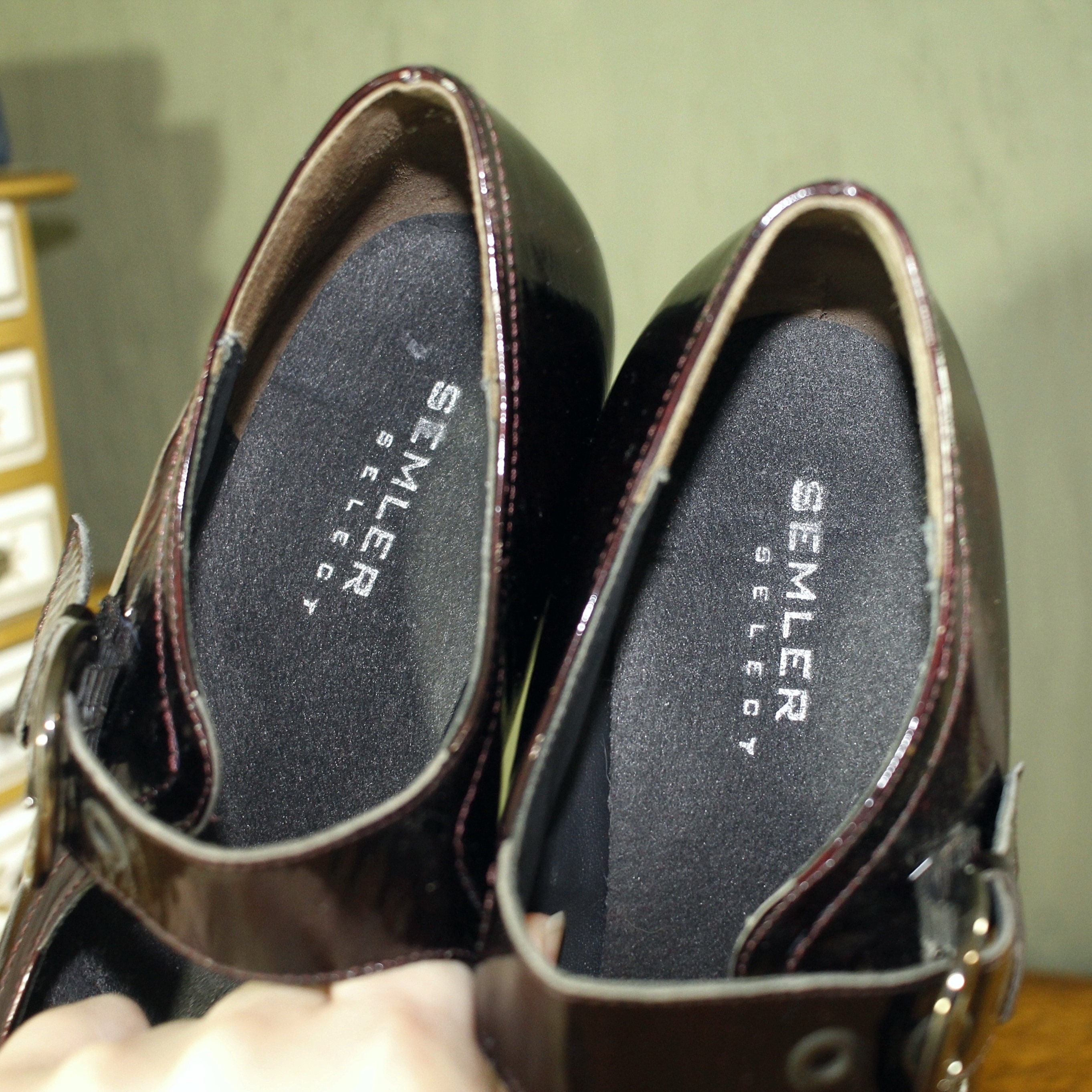 Vintage Semler Dark Red Patent Leather Mary Janes Vintage Dark - Etsy