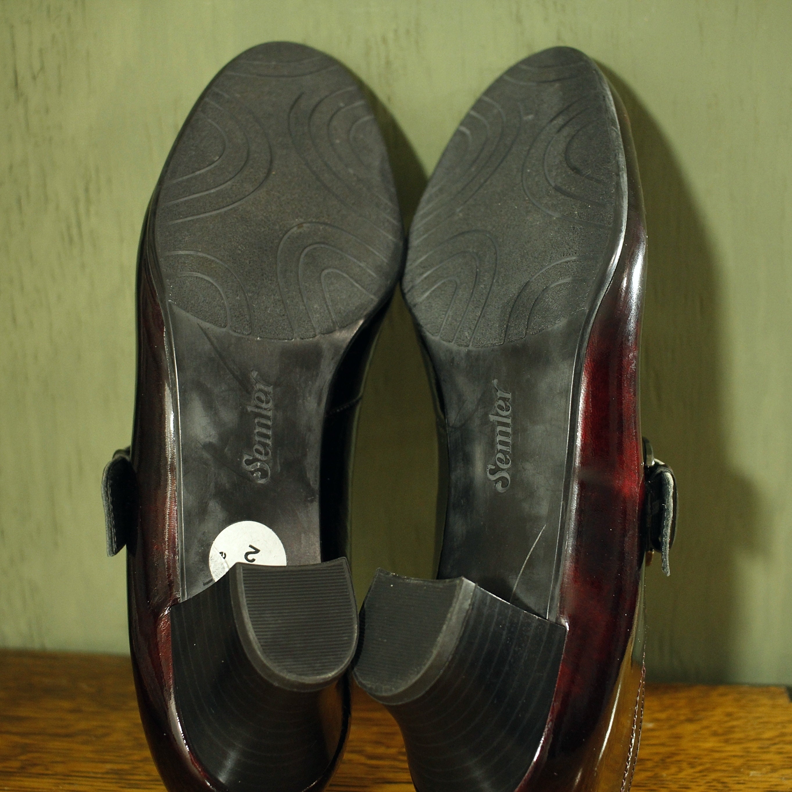 Vintage Semler Dark Red Patent Leather Mary Janes Vintage Dark - Etsy