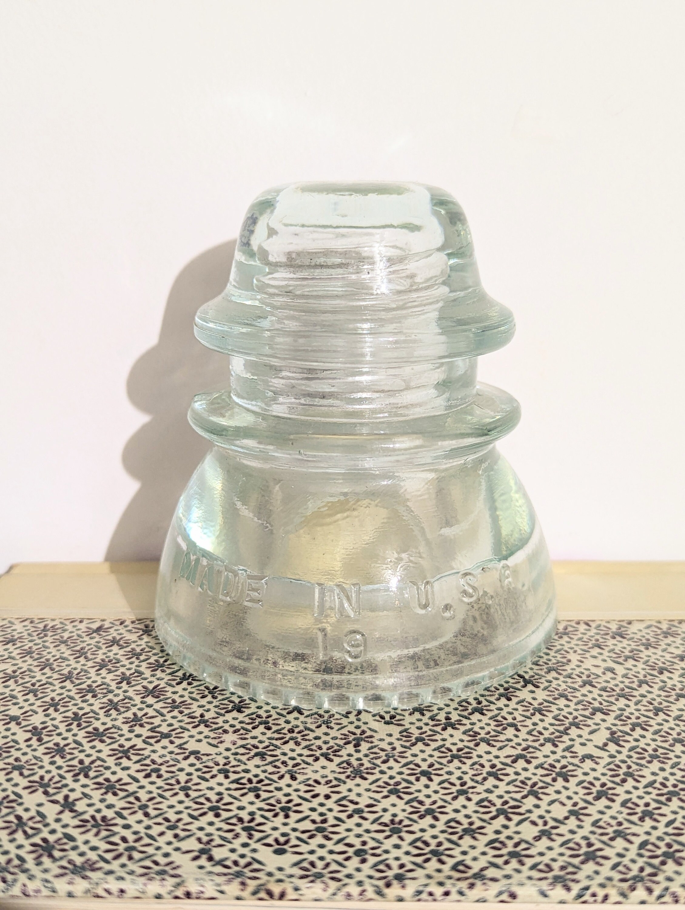 Hemingway Glass Insulator Vintage Glass Insulator Hemingway Clear ...