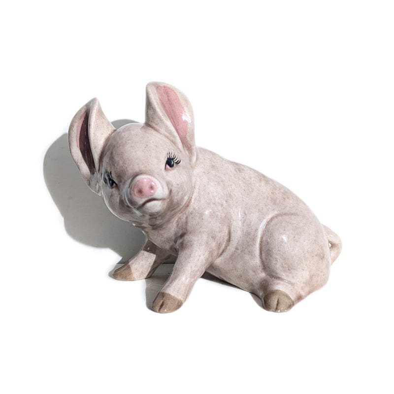 Pig Figurine - Etsy