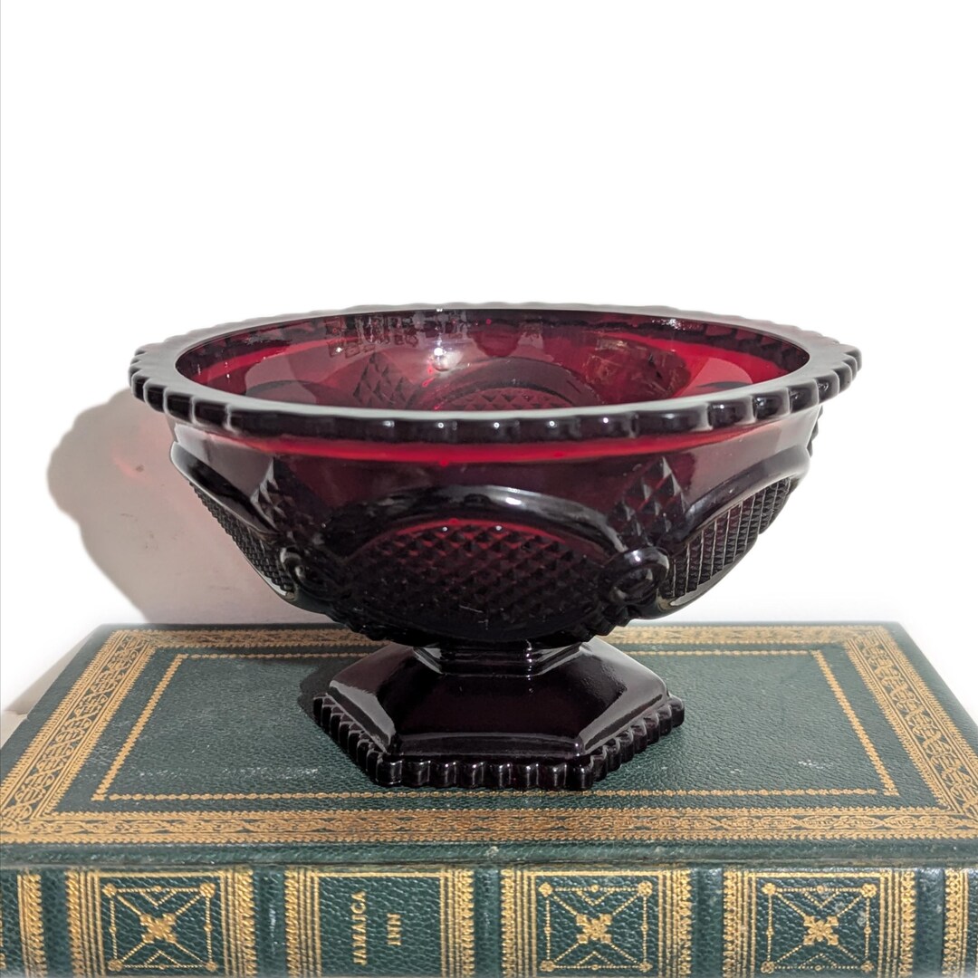 Vintage Avon Cape Cod Candy Dish Vintage Avon Red Candy Dish Vintage ...