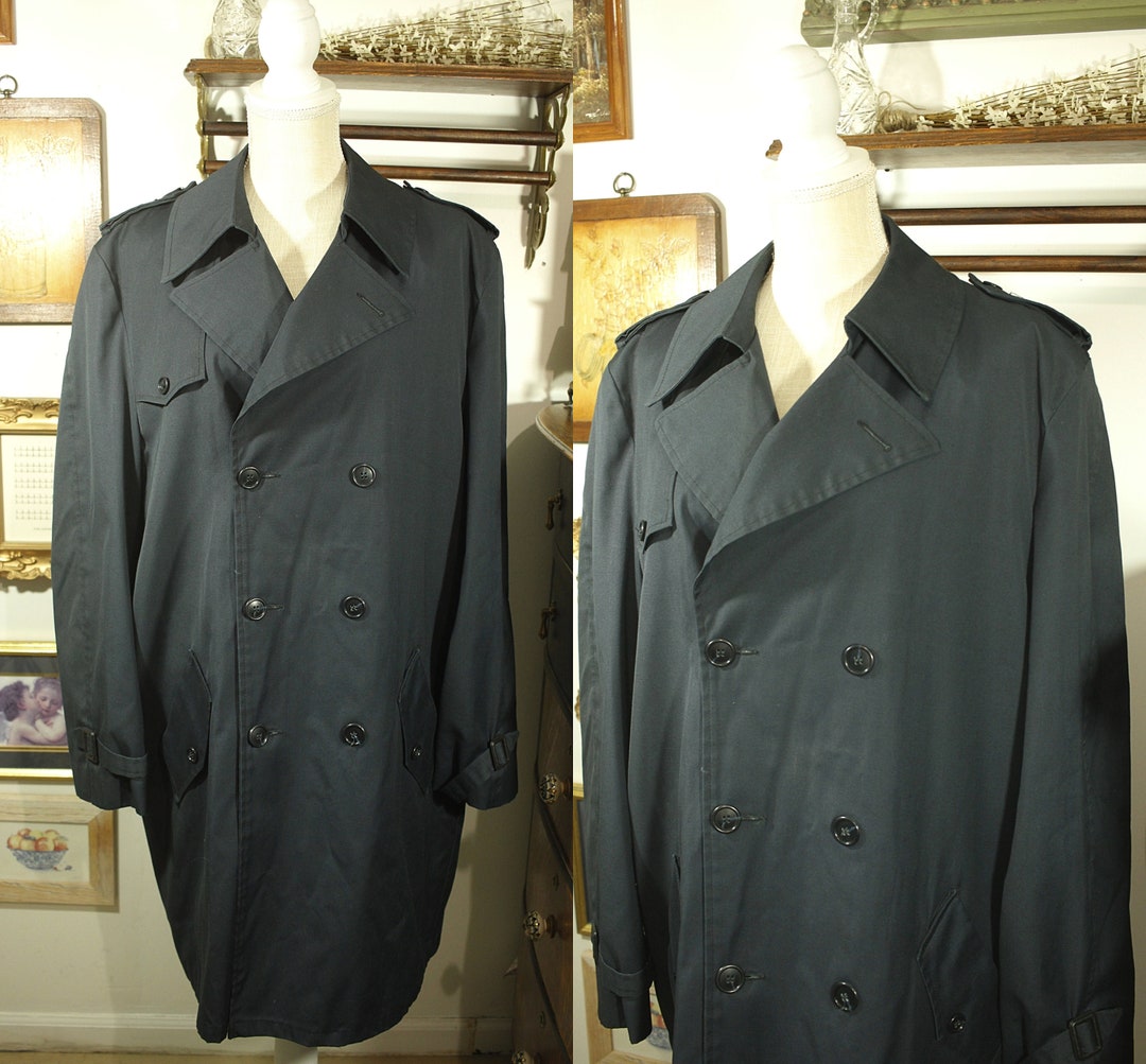 Vintage Botany Weathertopper Blue Overcoat Vintage Blue Overcoat ...