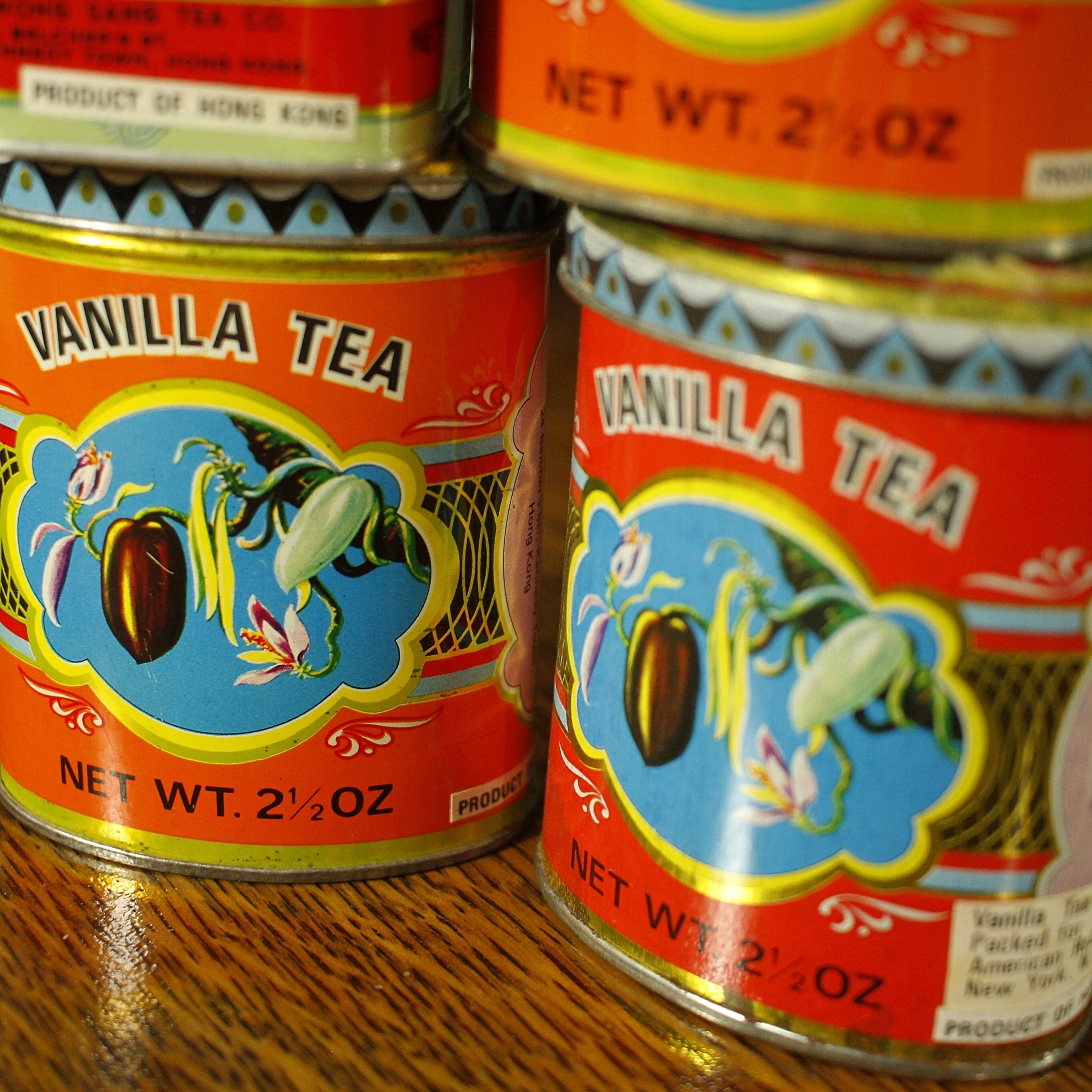 Vintage Kwong Sang Tea Co. Colorful Vanilla Black Tea Tins - Etsy