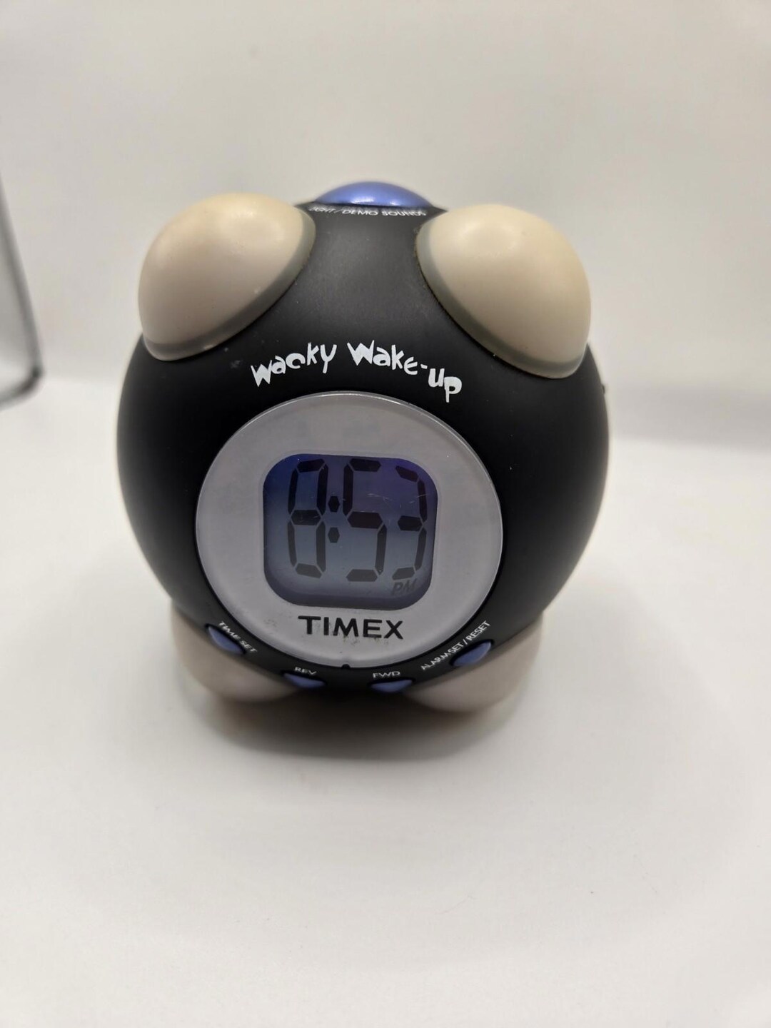 Timex T156B Wacky Wake-up Alarm Clock WORKING Y2K Vintage 2000s Tech ...