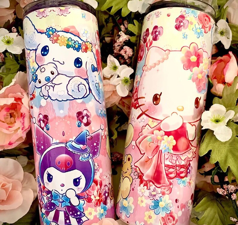 Kawaii Starbucks Sanrio Kuromi and Hello Kitty 20oz Steel - Etsy Israel