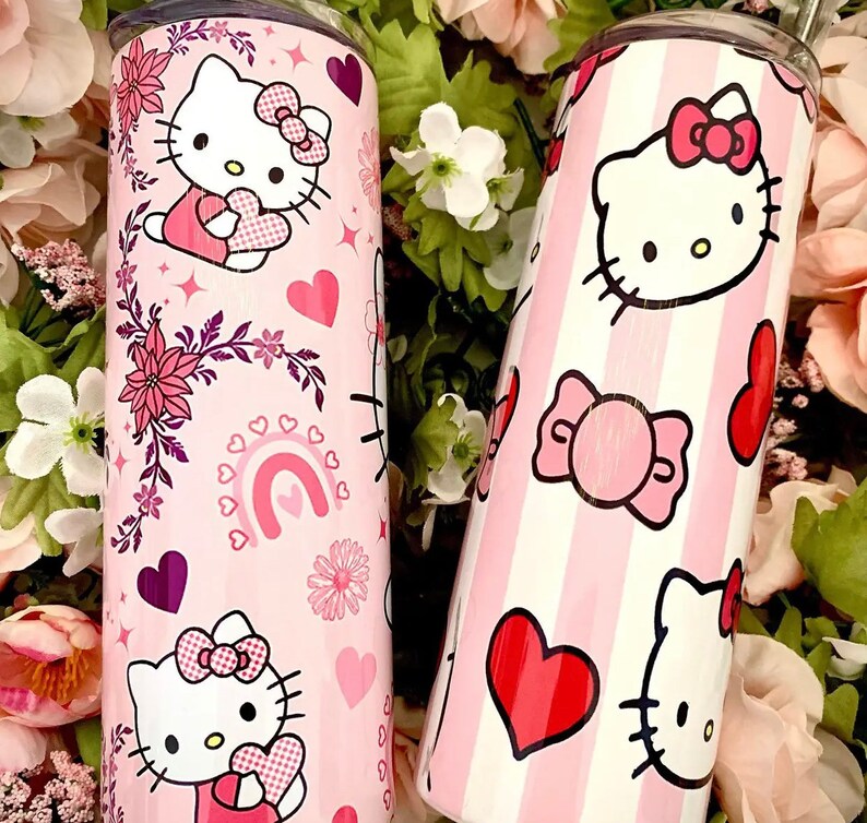 Kawaii Starbucks Sanrio Kuromi and Hello Kitty 20oz Steel - Etsy Israel