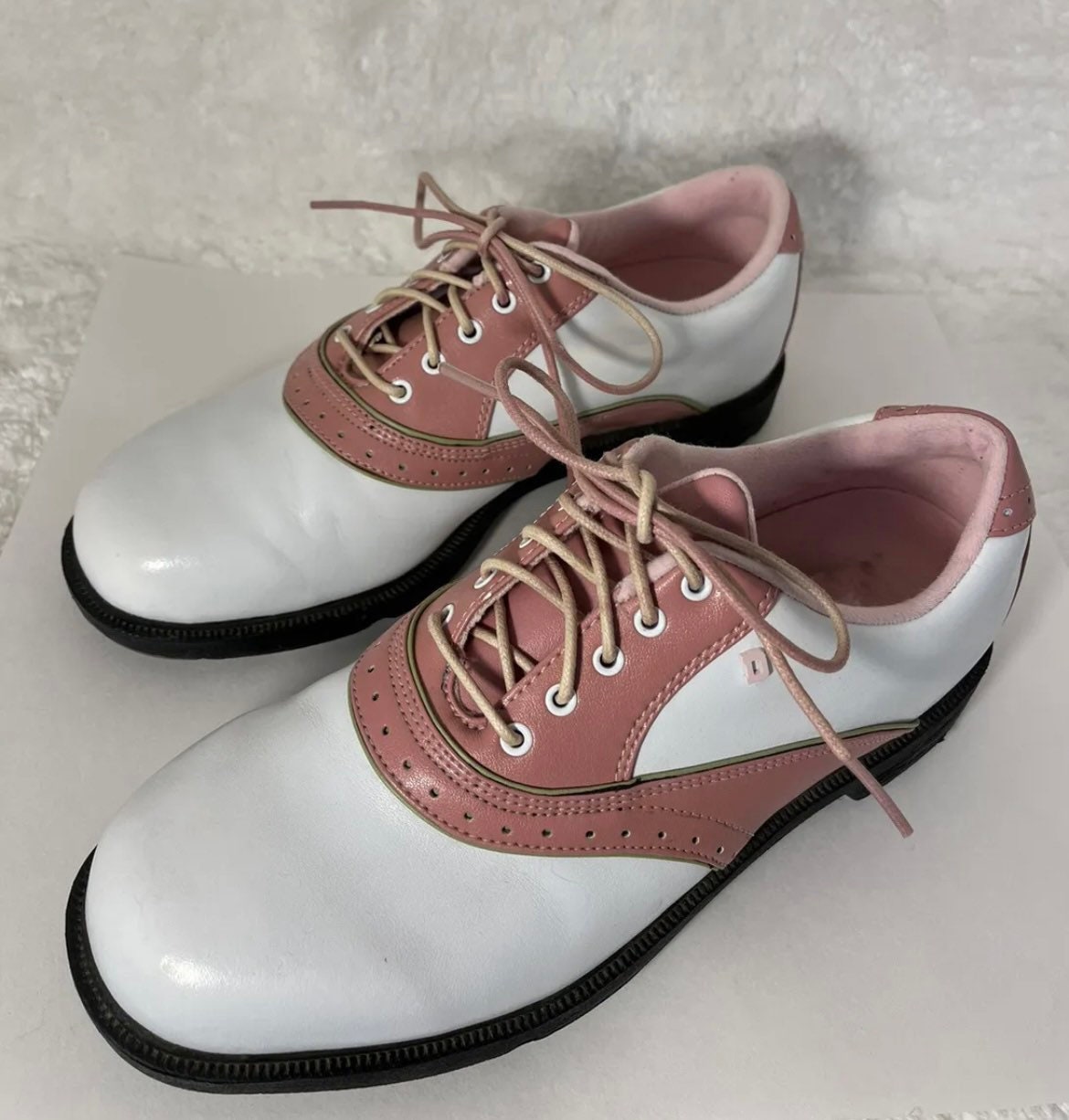 Dexter Golf Nantucket-50s/60s Vintage, Pink/white, Saddle Golf Shoes ...