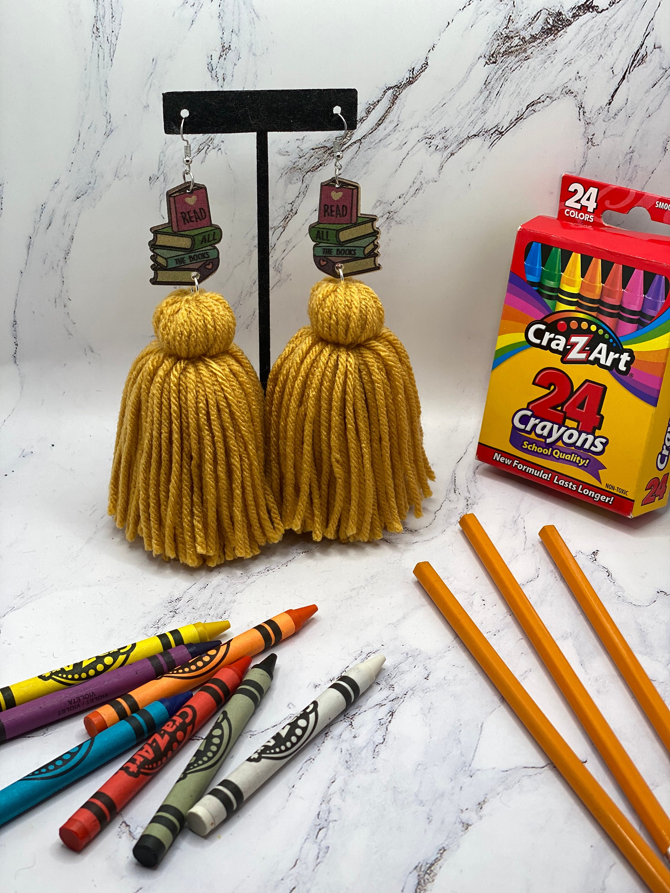 Knowledge is Power Tassels - Etsy