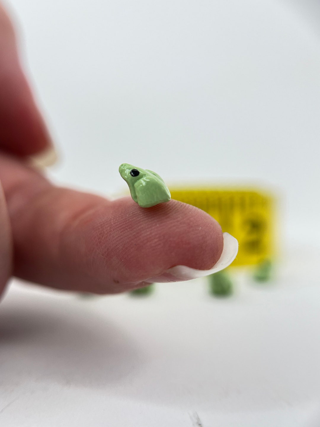 Micro Mini Tiny Frog Figurine - Etsy
