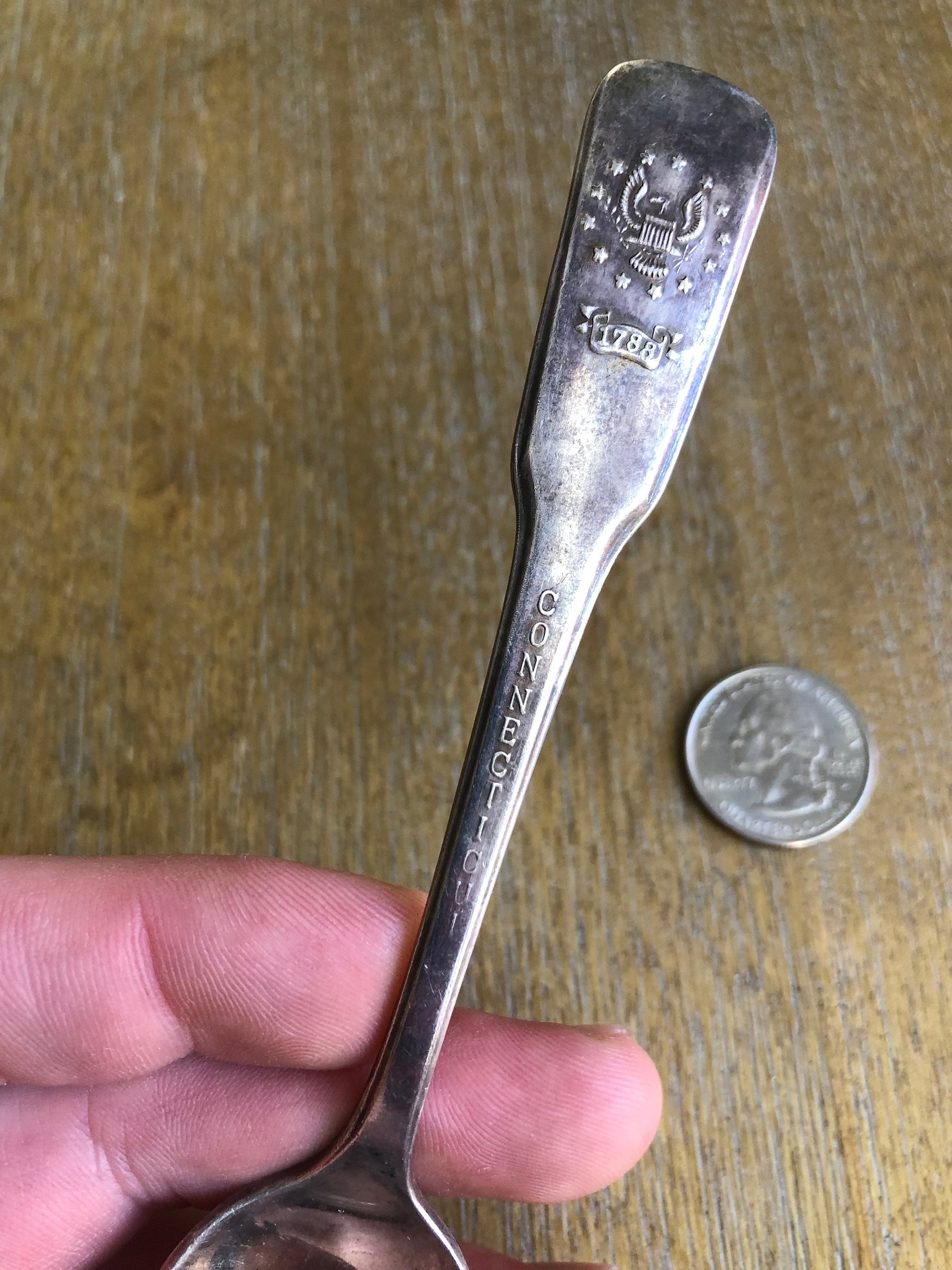 Vintage Bicentennial Connecticut Spoon - Etsy
