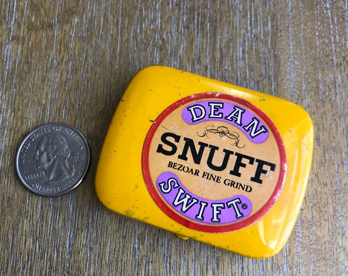 Vintage Dean Swift Snuff Tin - Etsy