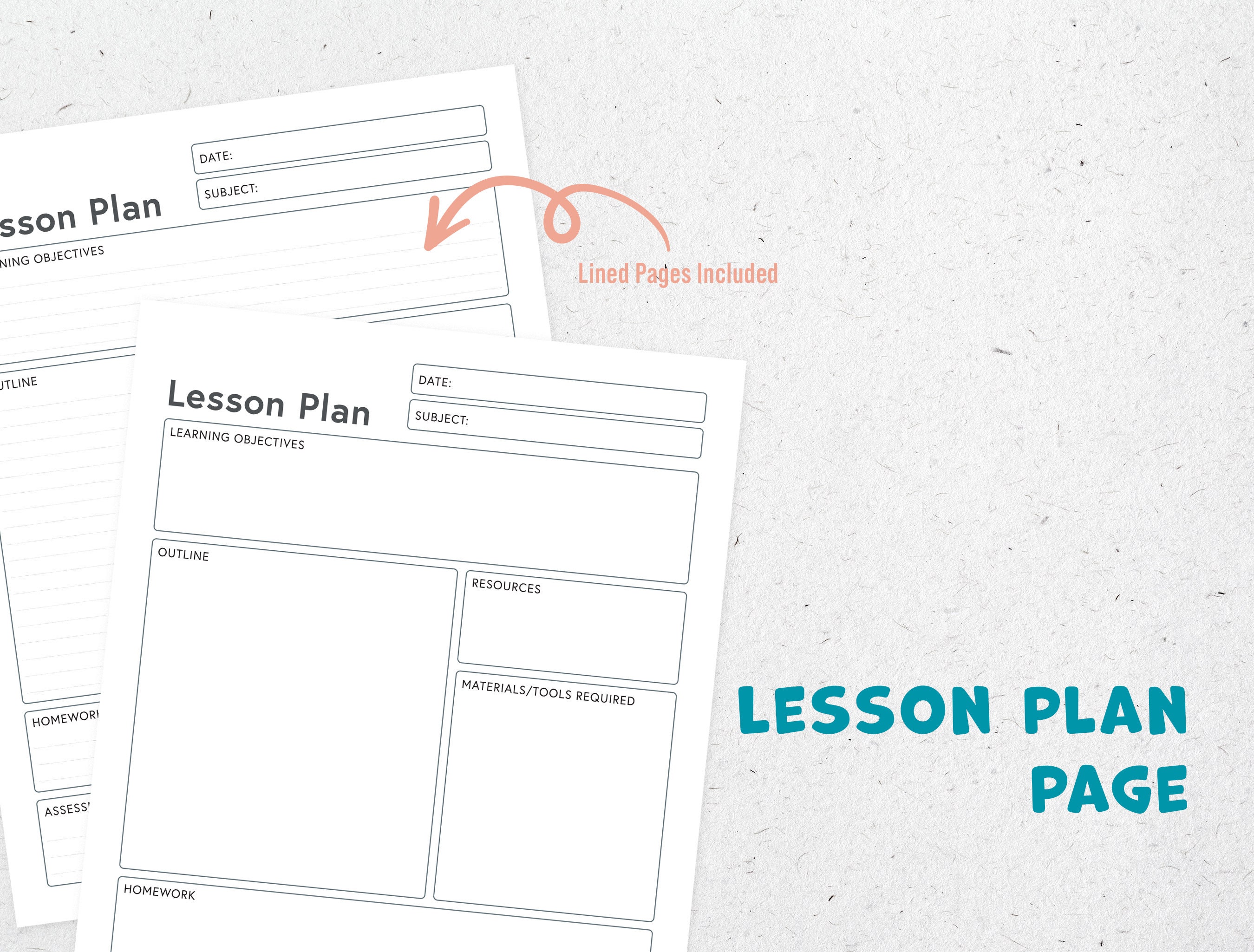 2022-2023-academic-year-printable-planner-simple-lesson-plan-etsy-canada