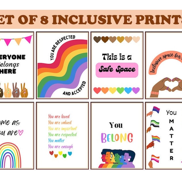 Diversity Safe Space Poster - Etsy