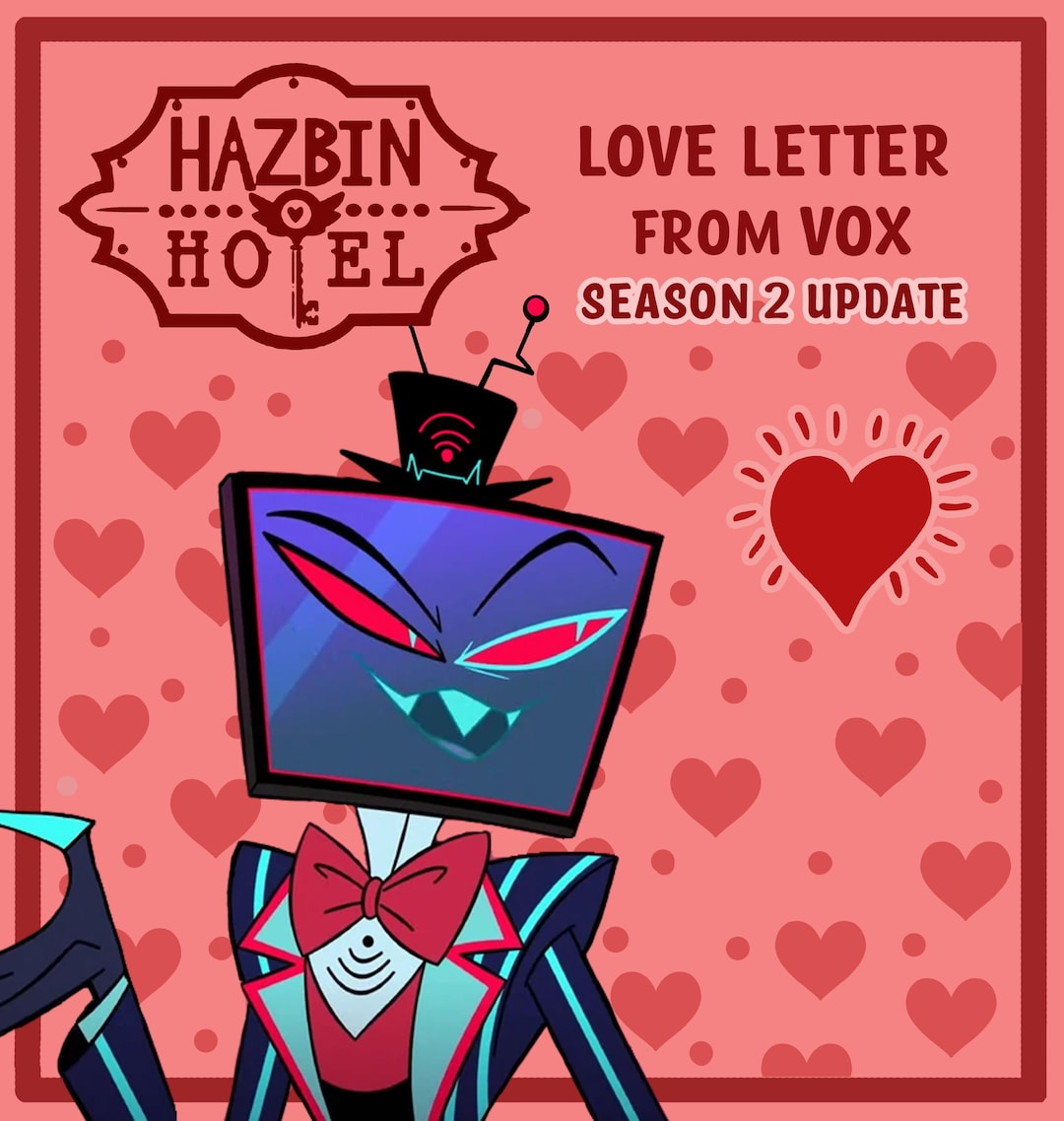 Instant Love Letter: Vox From Hazbin Hotel (season 2) - Etsy
