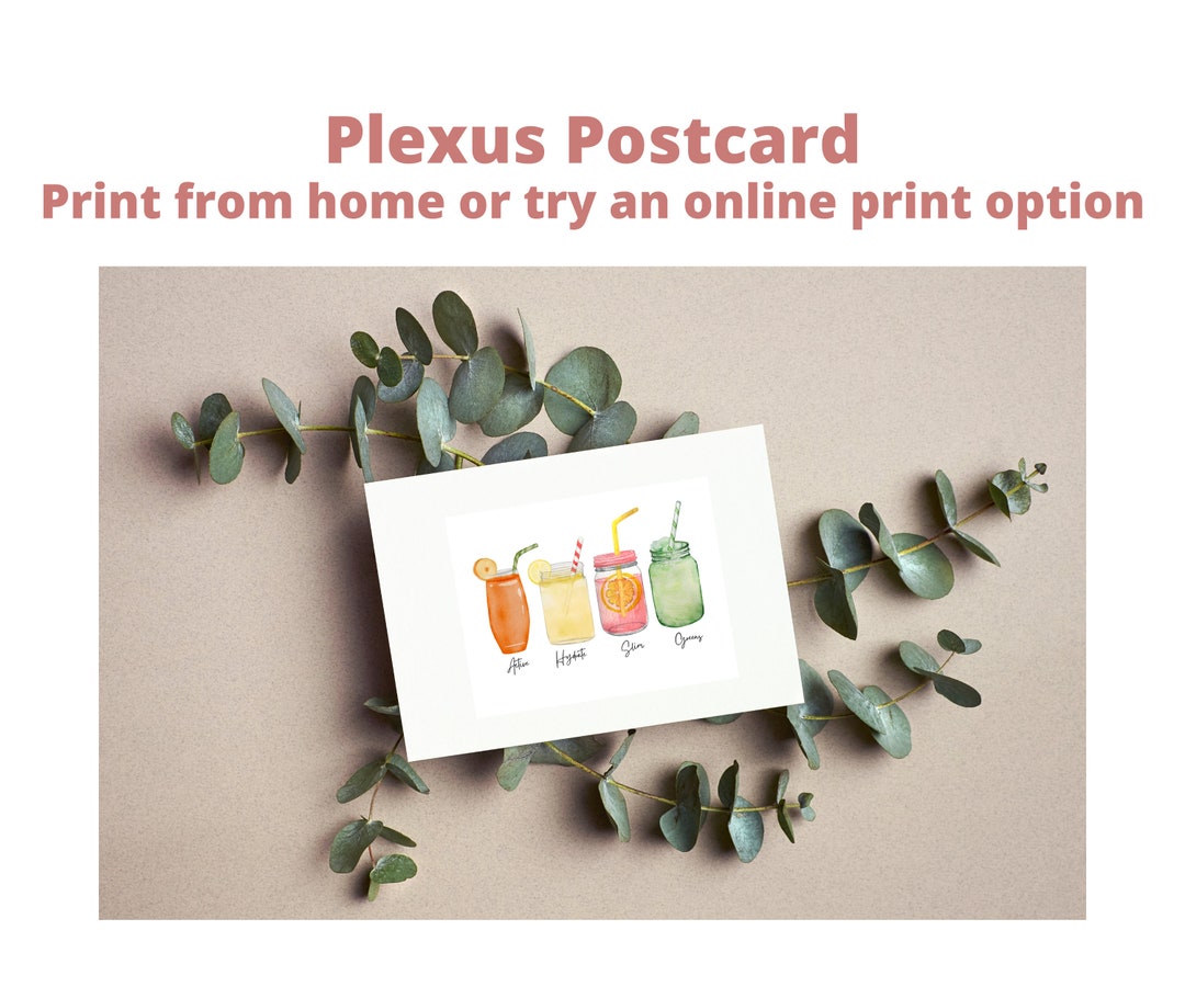 DIGITAL DOWNLOAD Plexus Postcard, Plexus Swag - Etsy