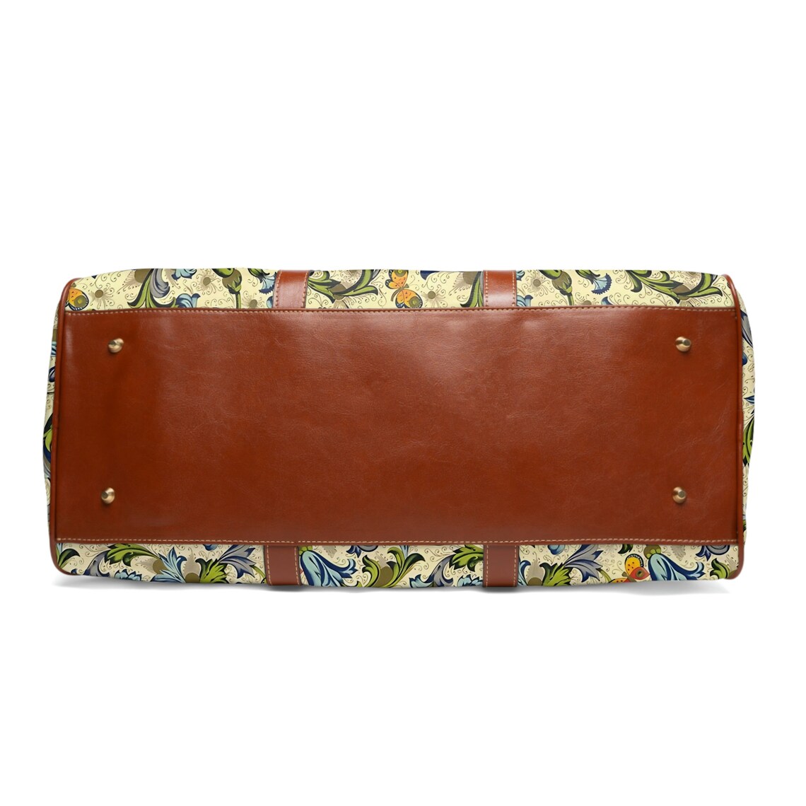 Traditional Italian Florentine Design Travel Bag, Classic Tuscan Floral ...