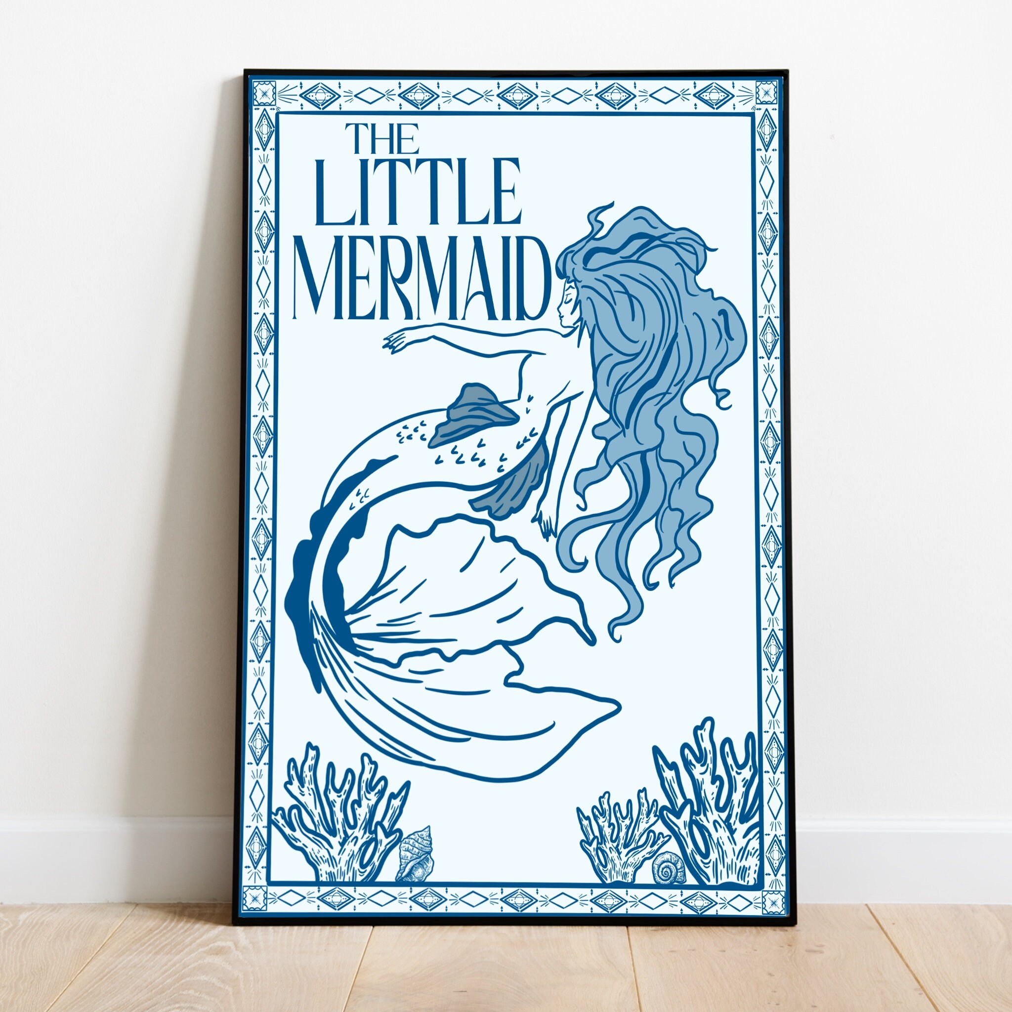 The Little Mermaid Poster | Fairytale Poster Designed & Sold By Tom Folinus