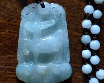 Jade Goat Pendant - Etsy