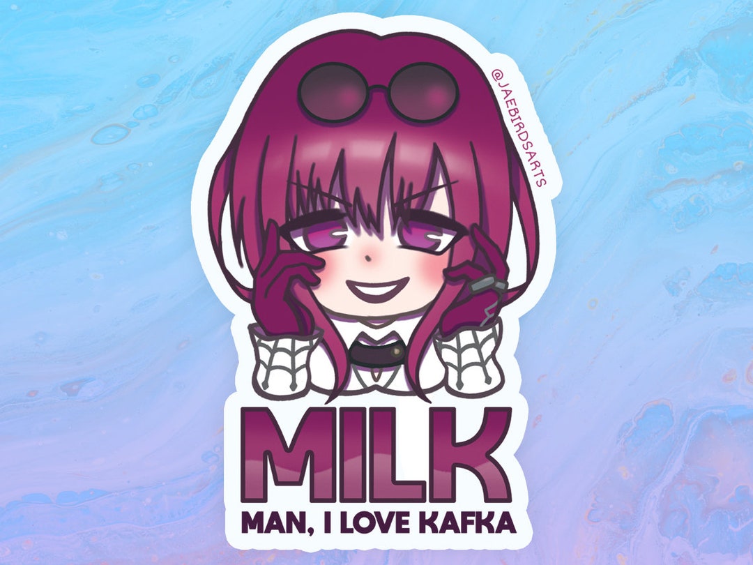 Man, I Love Kafka 3" Sticker | Honkai: Star Rail (MILK) Glossy Vinyl ...