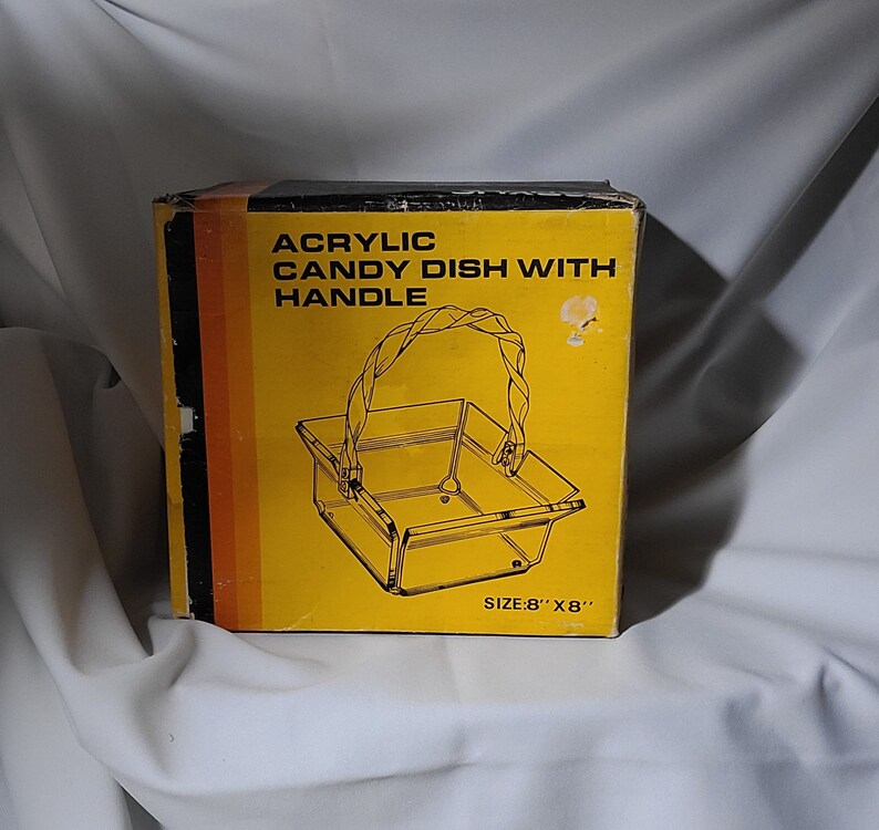 Acrylic Candy Dish With Handle - Etsy