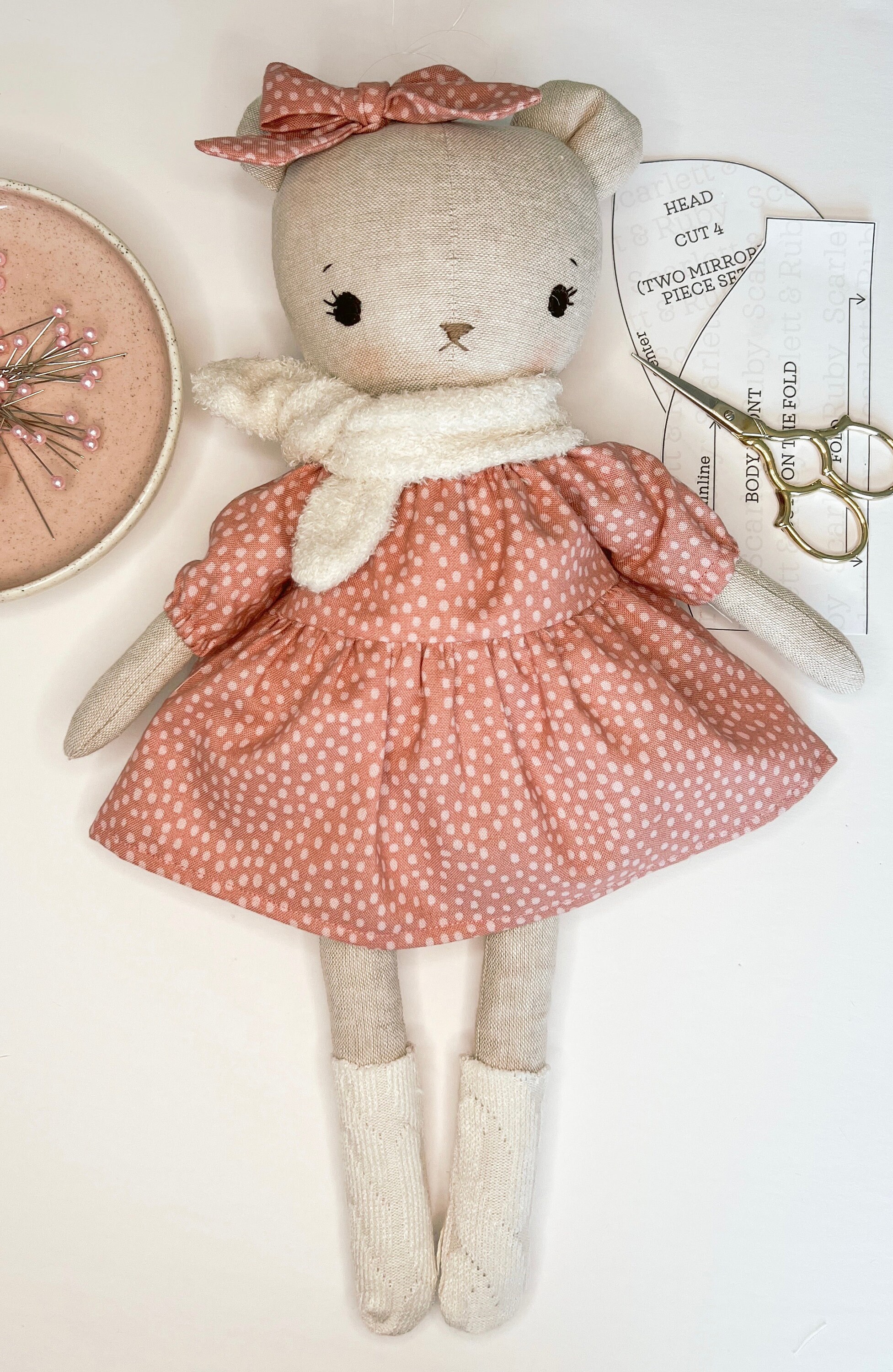 Bear Stuffed Animal Digital PDF Pattern & Instructions Includes ...