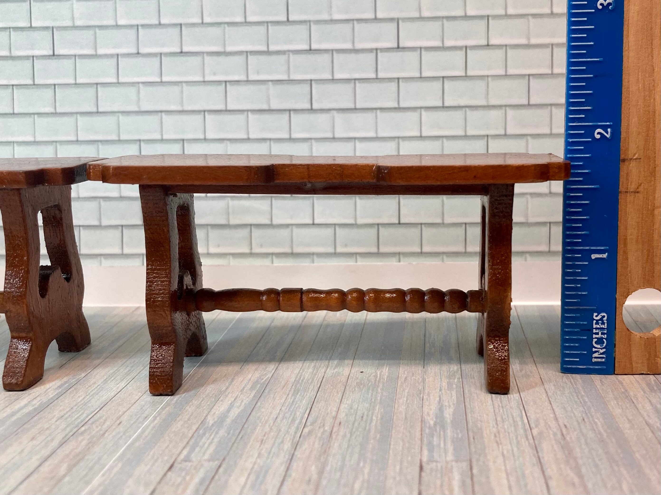 Miniature Tables or Benches - Etsy