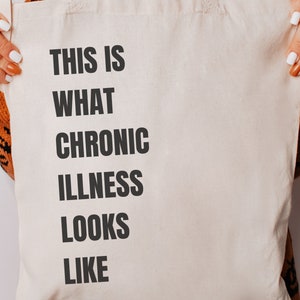 This is What Chronic Illness Looks Like, Tote Bag Aesthetic, Medication ...
