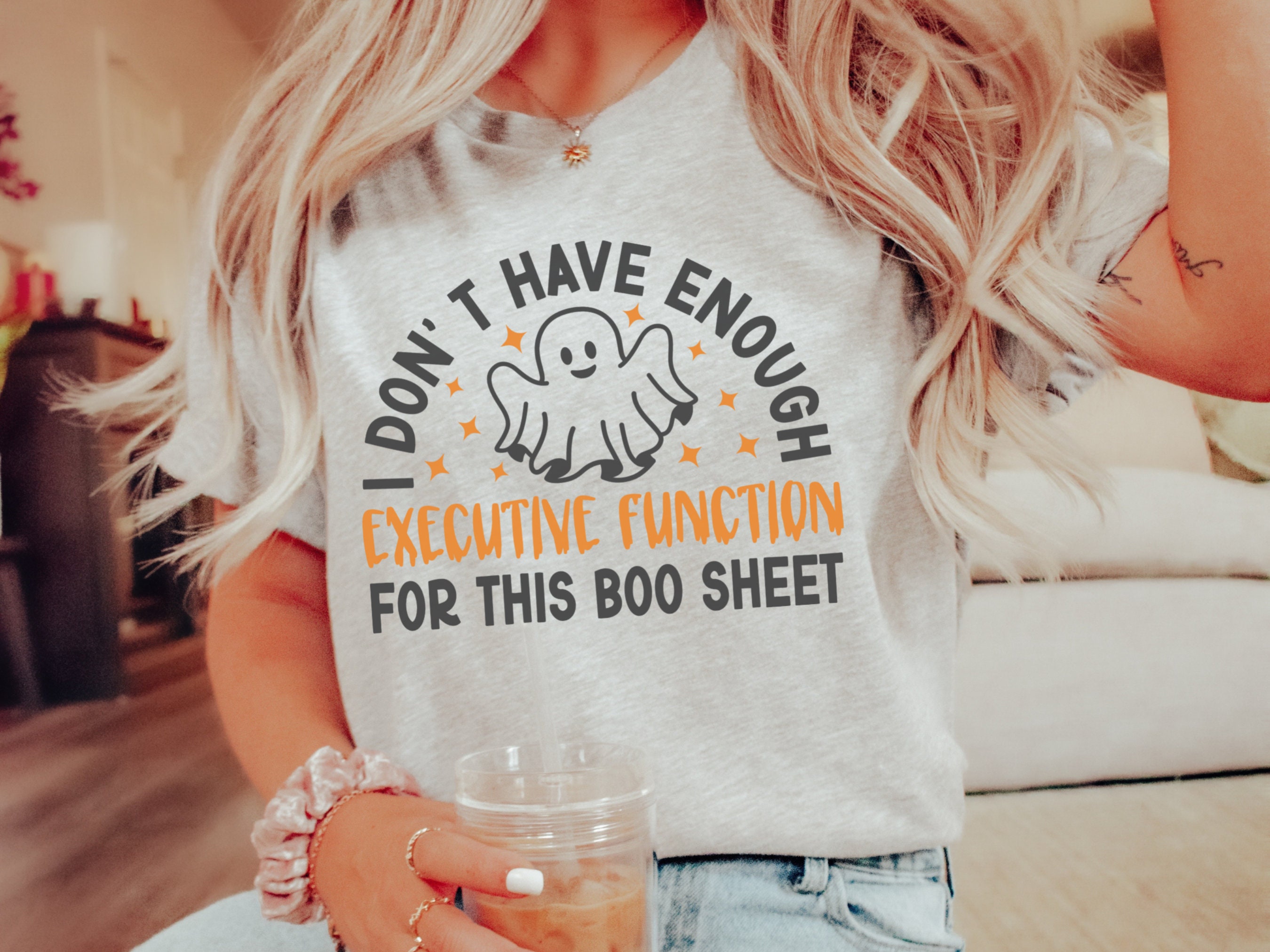 ADHD Halloween Shirt Executive Function for This BOO Sheet - Etsy
