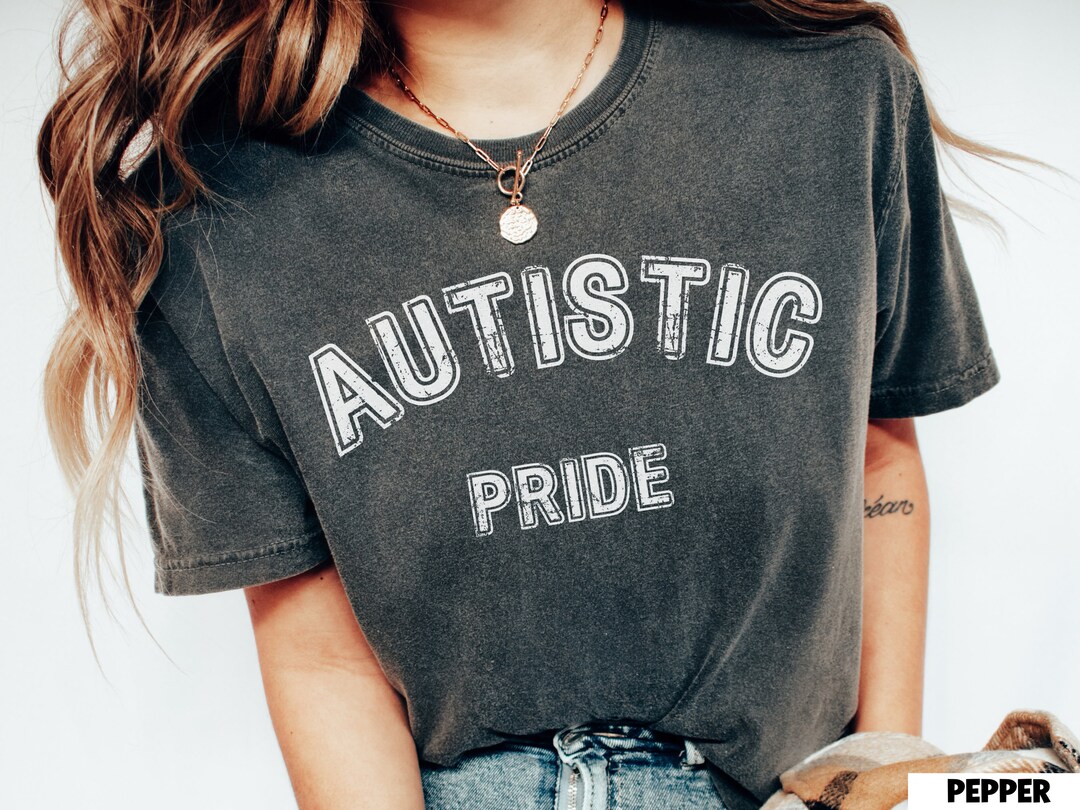 Unisex "autistic Pride" Shirt, Actually Autistic Shirt, Autistic T ...