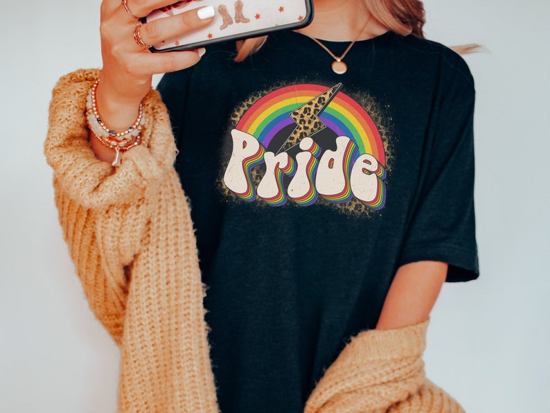 Retro Pride Shirt LGBTQ Shirt LGBTQIA Shirt Inclusive - Etsy