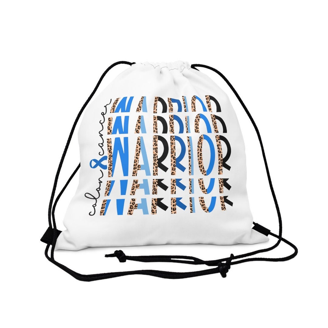 Colon Cancer Drawstring Bag, Colon Cancer Survivor Gift, Colon Cancer ...