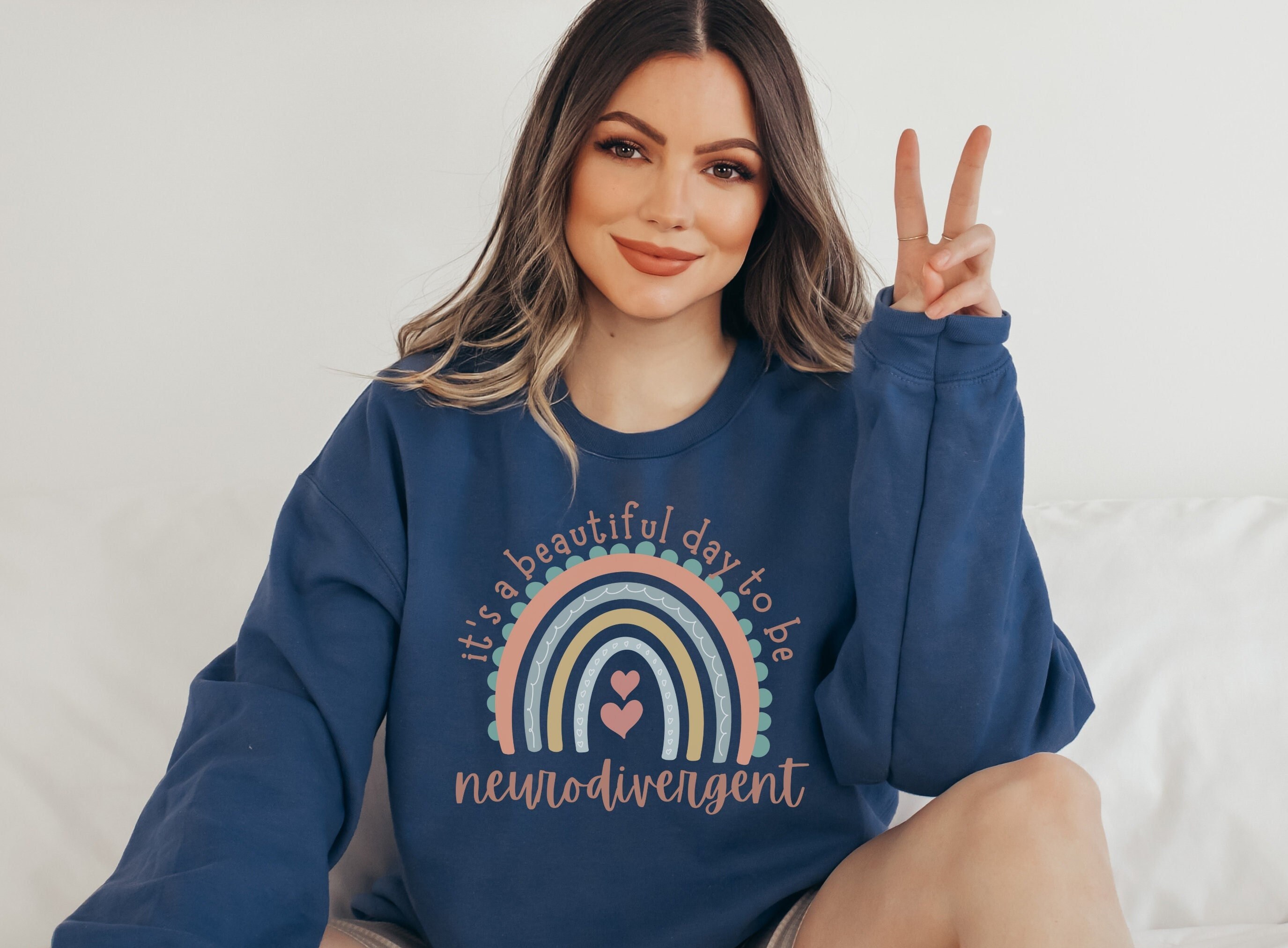 Neurodivergent Crewneck Sweatshirt ADHD Apparel Autism - Etsy