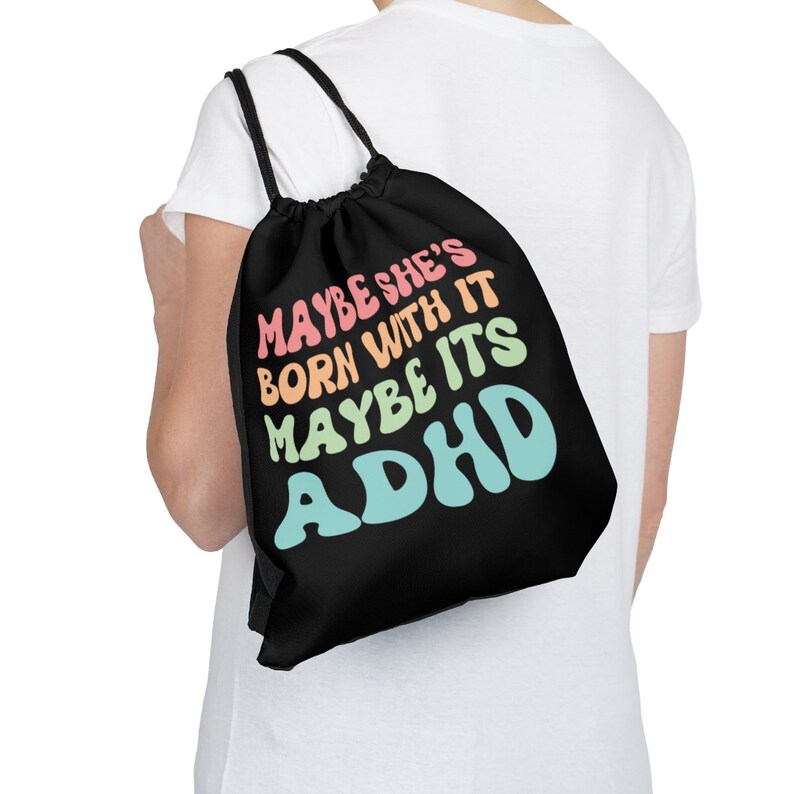 ADHD Drawstring Bag ADHD Gifts Neurodiversity - Etsy