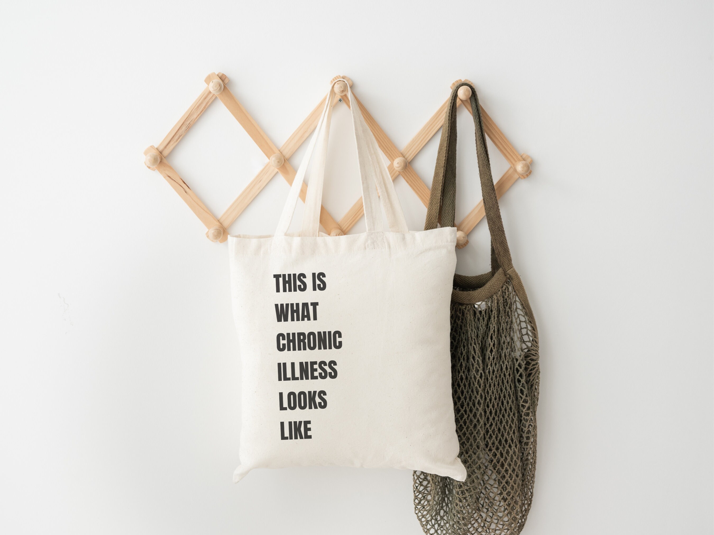 This is What Chronic Illness Looks Like Tote Bag Aesthetic - Etsy
