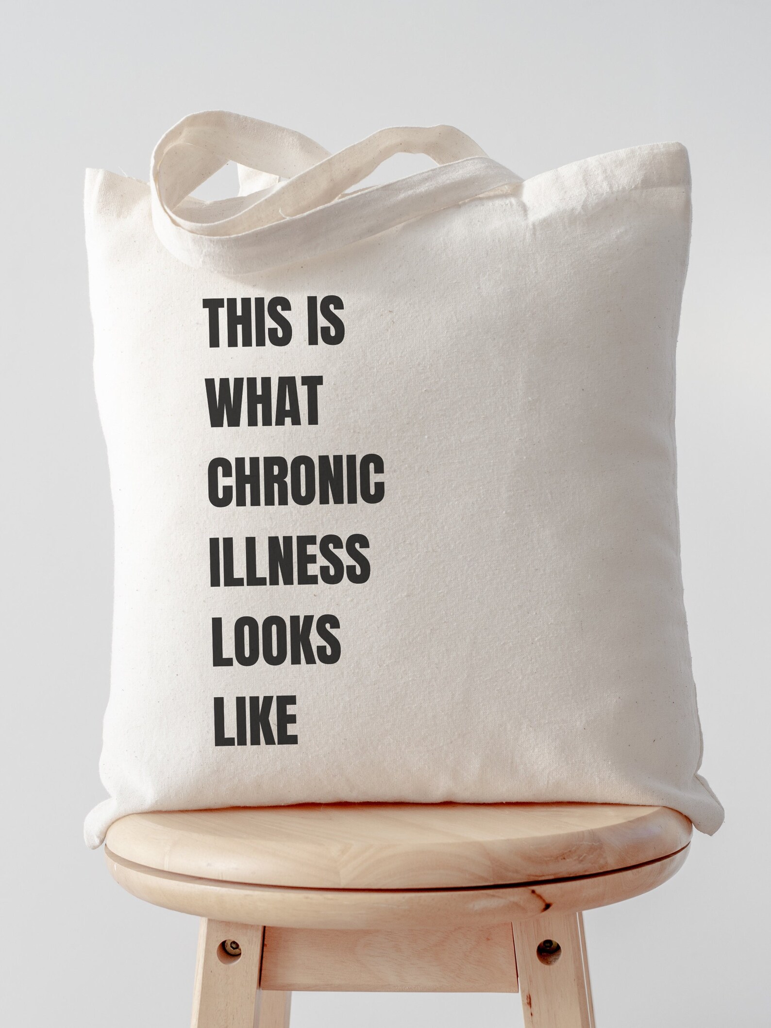 This is What Chronic Illness Looks Like Tote Bag Aesthetic - Etsy
