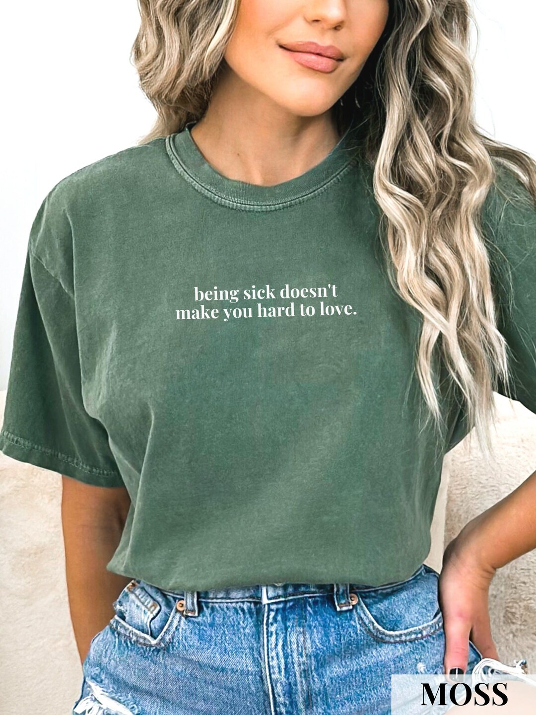 Minimalist Chronic Illness Quote Shirt | Comfort Colors Spoonie Tshirt ...
