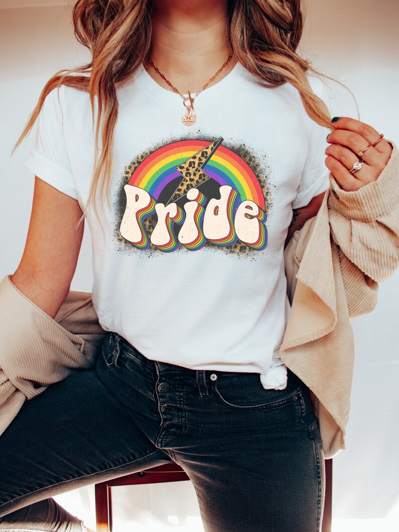 Retro Pride Shirt LGBTQ Shirt LGBTQIA Shirt Inclusive - Etsy