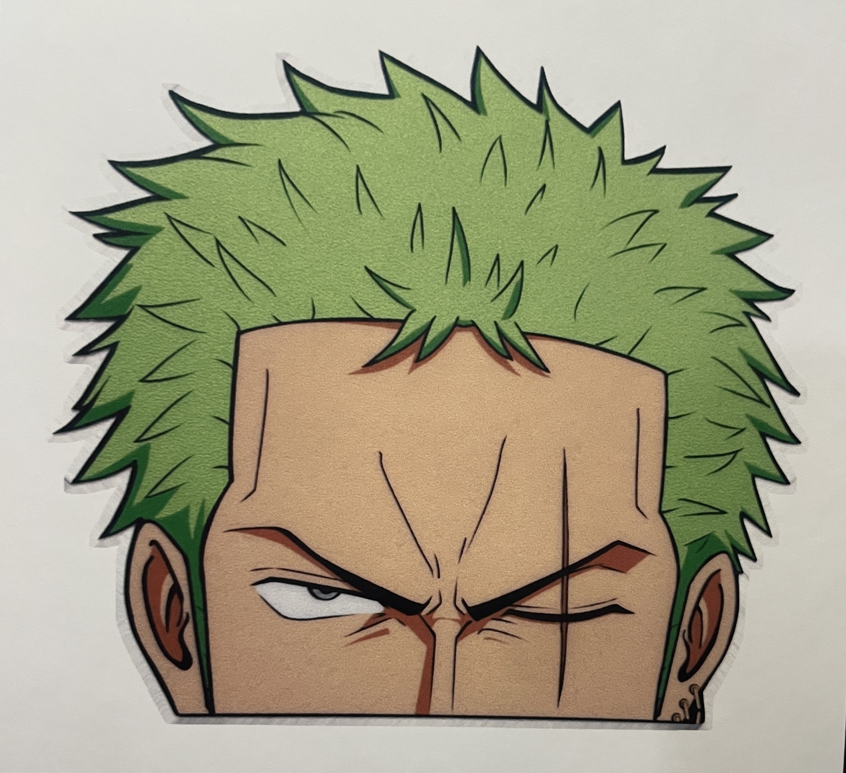 Zoro Face Drawing