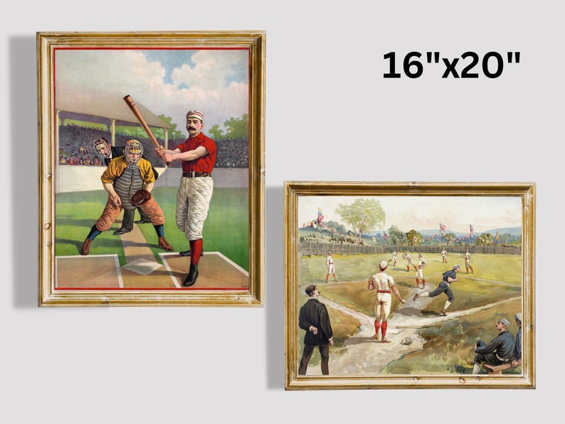 Printable Vintage Gallery Set of 9 Sports Posters, Tennis, Cycling ...