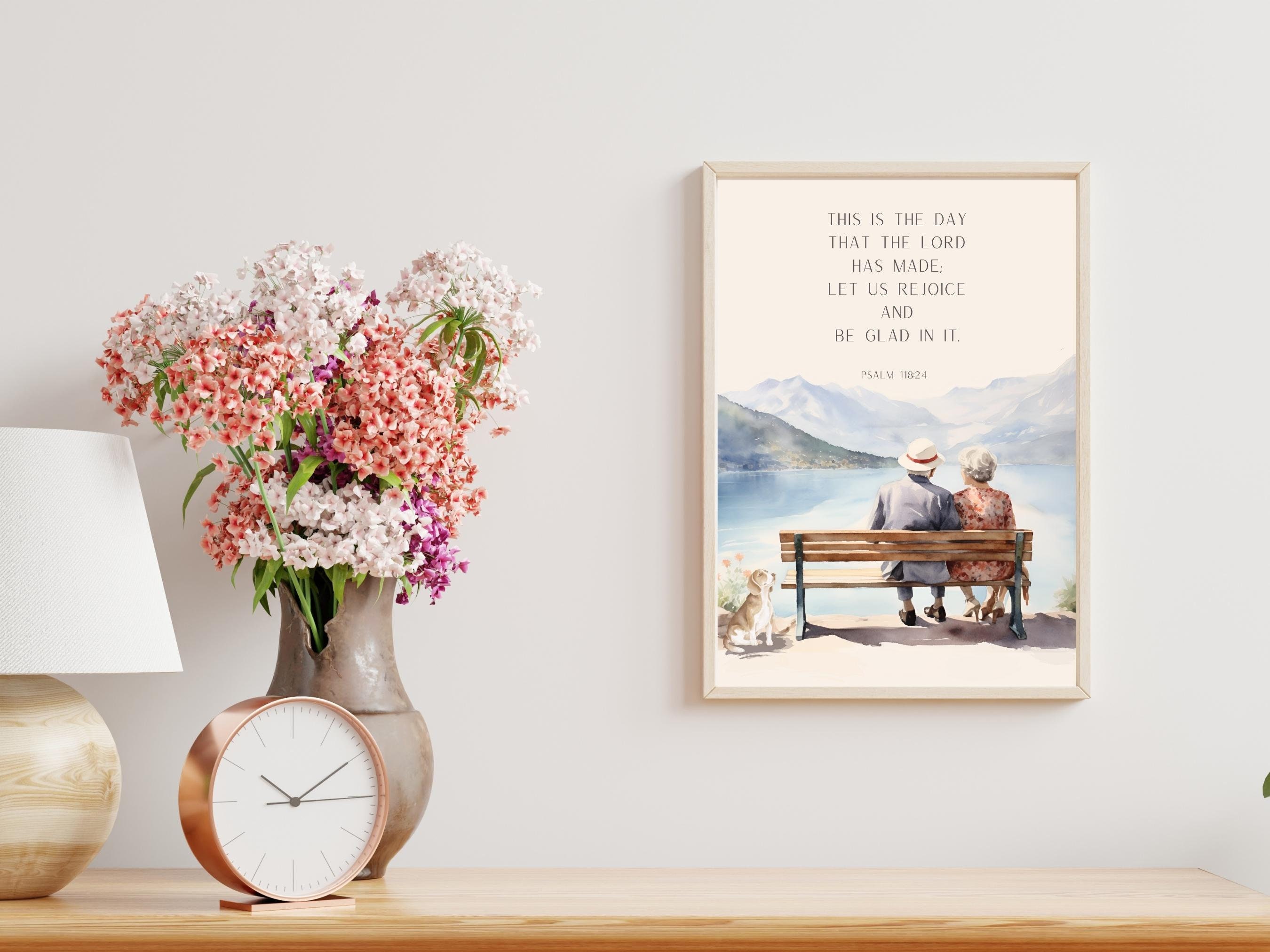 Psalm 118:24 Printable Scripture Wall Art This is the Day - Etsy