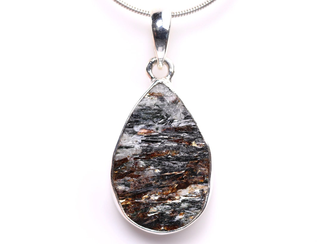 Natural Astrophyllite Pendant One of a Kind Handmade Gift Sterling ...