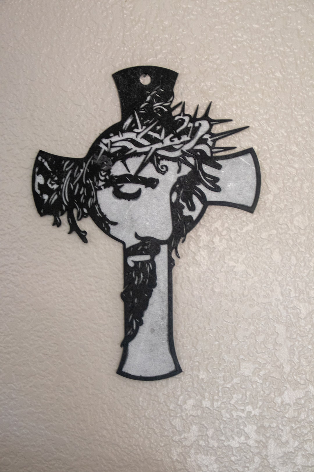 Laser Cut Face of Jesus Cross religious Cross Christian Gifts cross ...