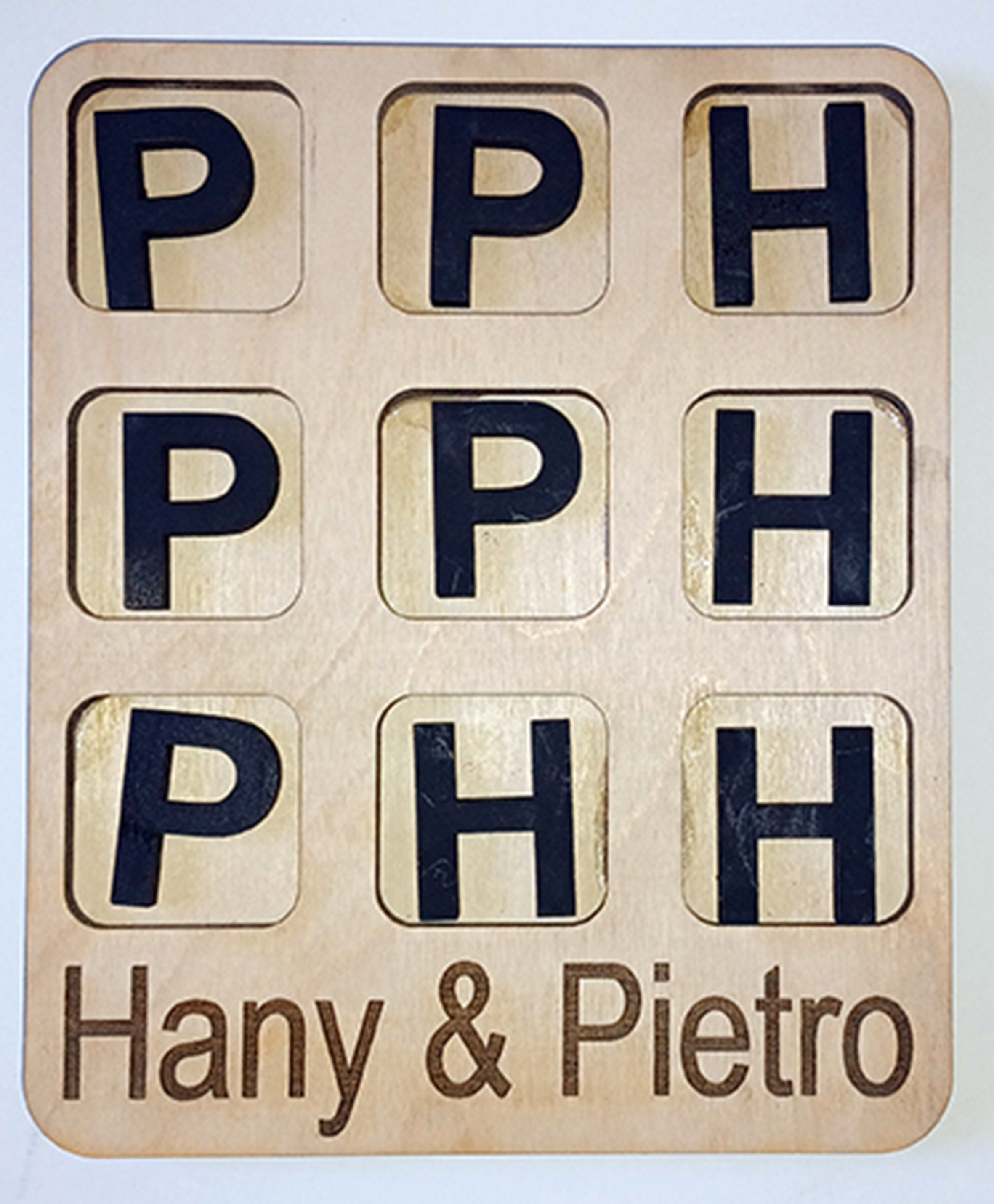 Personalized Tic-tac-toe Board Game Custom Outdoor/indoor 6x6 Special ...