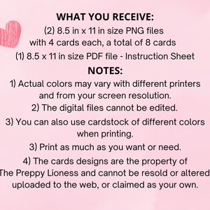 Printable Animal Valentine's Day Cards for Kids; Cute Animal Valentine ...